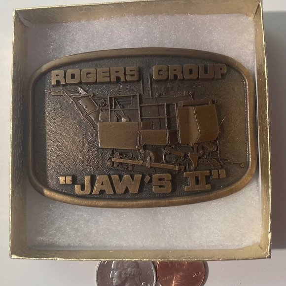 Accessories | Vintage Metal Belt Buckle Brass Ralph Rogers Company ...